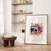 Watercolor Floral Camera Digital Art Print, Floral Camera Art, Floral ...