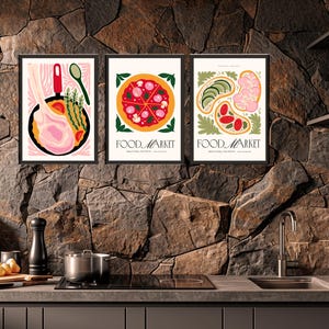 Food Art Print Wall Art, Asian Food Wall Art, Eclectic Wall Art, Food ...