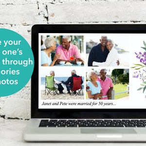 Purple Funeral Slideshow Template | Funeral Slideshow | Celebration of ...