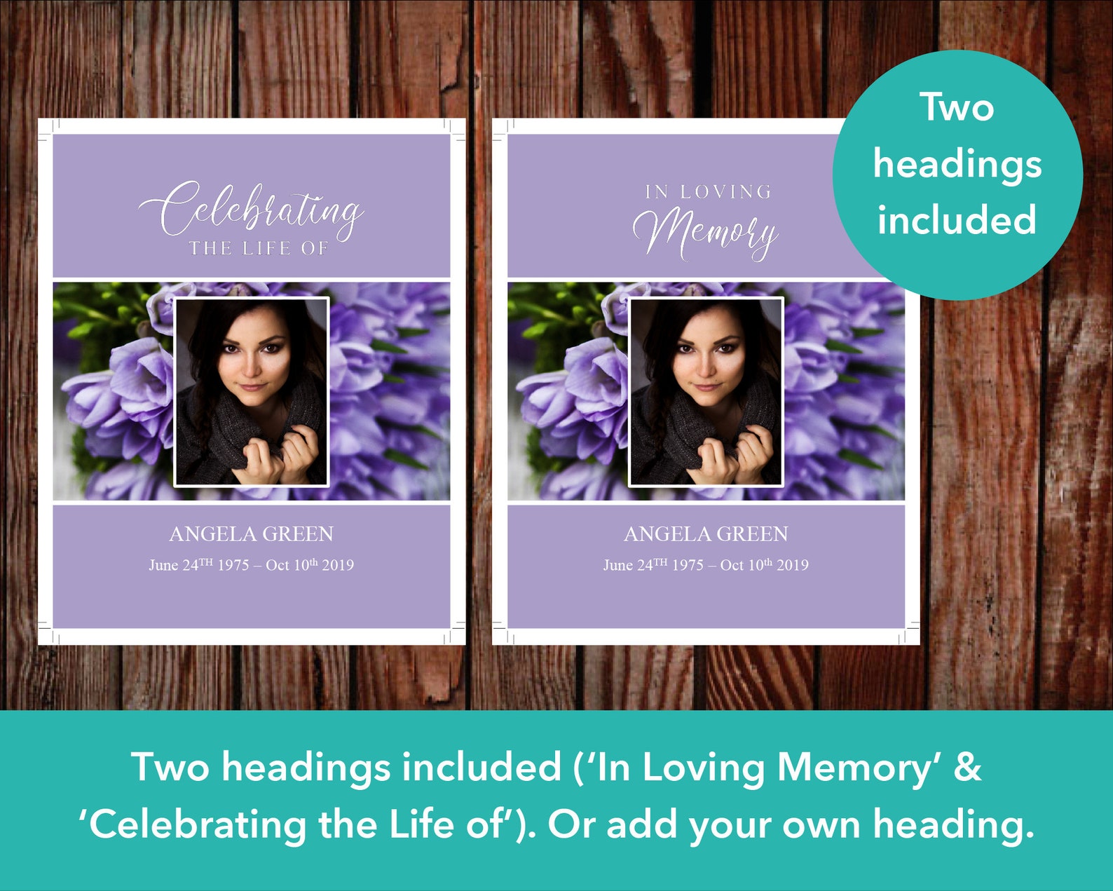 Purple Funeral Poster Purple Funeral Welcome Sign Funeral - Etsy