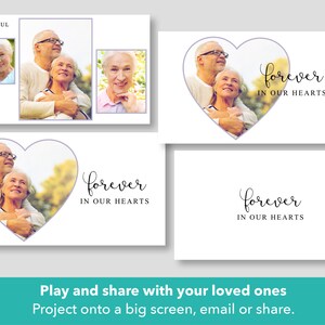 Premium Funeral Slideshow Template | Purple Celebration of Life ...