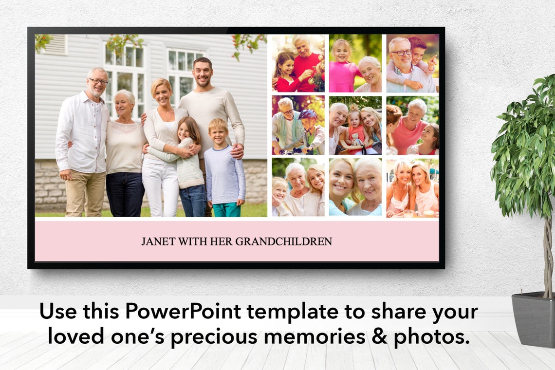 Premium Funeral Slideshow Template | Pink Funeral Powerpoint Template ...