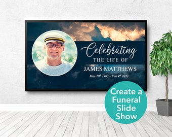 Funeral Slideshow Funeral Slideshow Template Memorial Video Template ...