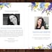 Watercolor Funeral Program Template Watercolor Celebration of Life ...