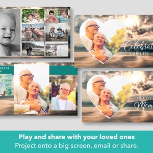 Funeral Video Slideshow Template for Memorial Service | Funeral ...