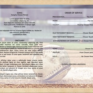 Baseball Funeral Program Template + Prayer Card | Baseball Celebration of Life Program ...