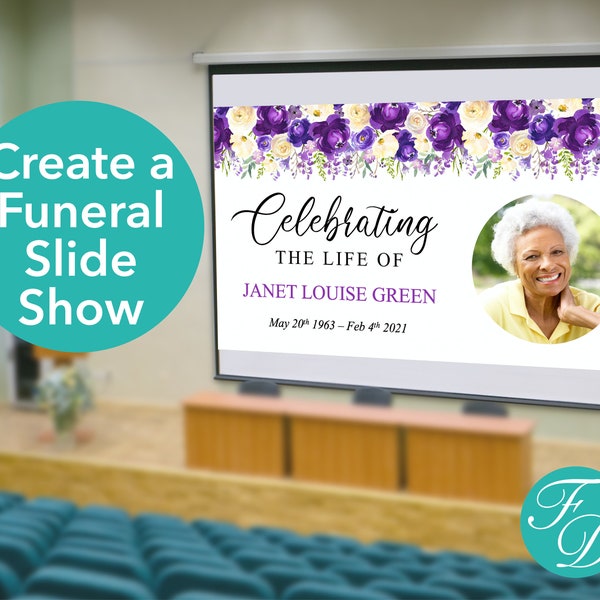 Celebration of Life Powerpoint Template | Funeral Slideshow | Funeral ...