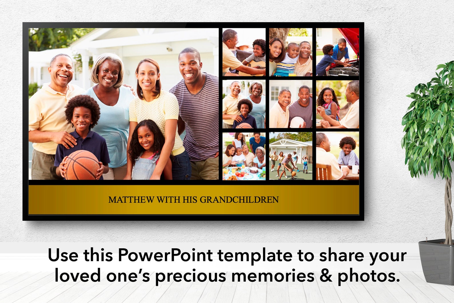 Funeral Video Slideshow Template for Celebration of Life | Funeral ...