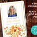 Orange Funeral Program Template Orange Celebration of Life - Etsy UK