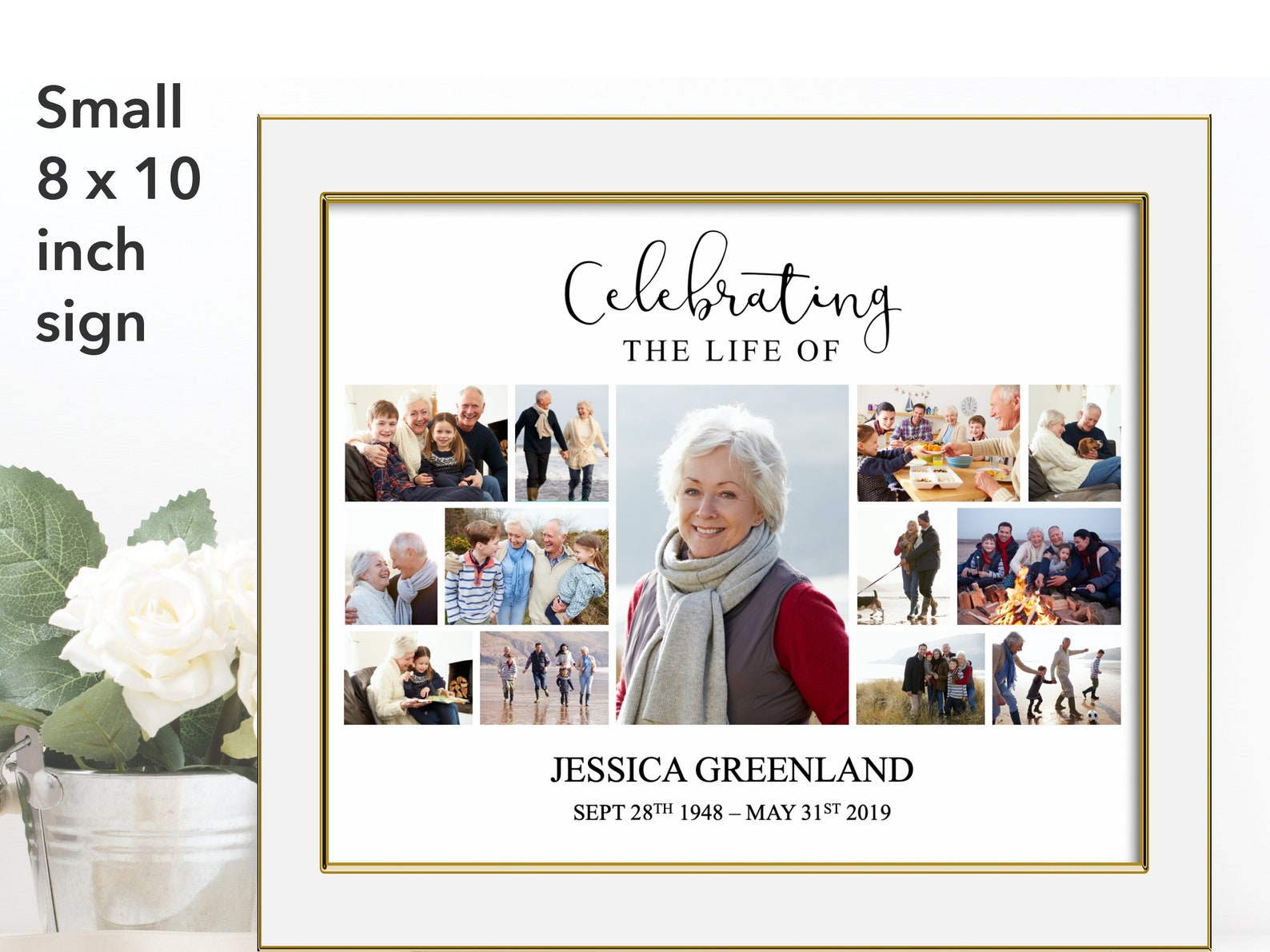Celebration of Life Poster | Funeral Poster | Funeral Sign ...