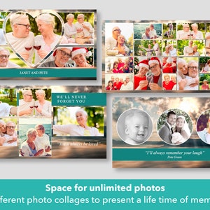 Funeral Video Slideshow Template for Memorial Service | Funeral ...