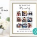 Photo Collage Funeral Poster Celebration of Life Poster - Etsy UK