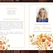 Orange Funeral Program Template Orange Celebration of Life - Etsy UK