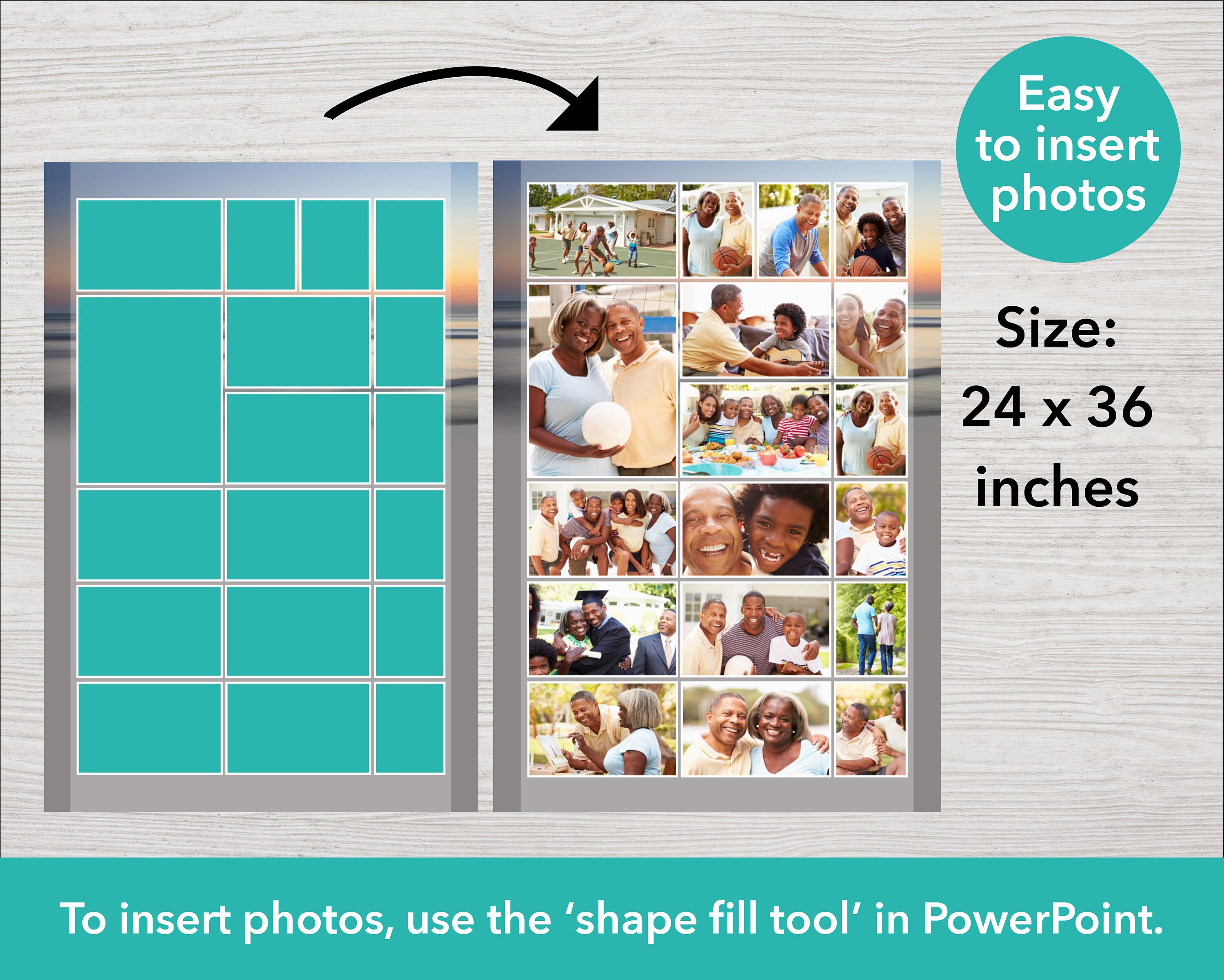Funeral Photo Display | Funeral Poster | Celebration of Life Poster ...