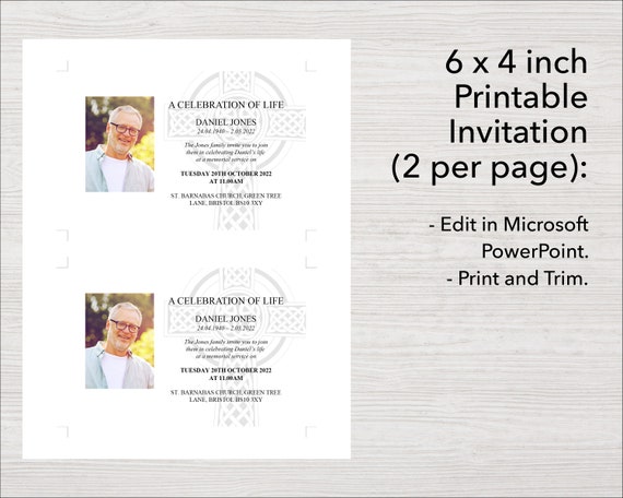 Plantilla De Programa De Funeral Católico Programa Para Un Funeral