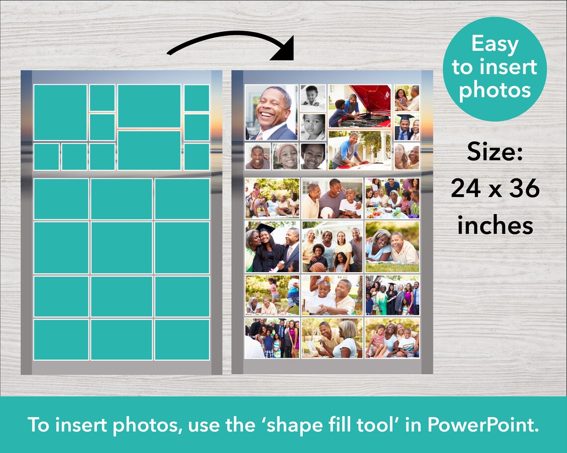 Funeral Photo Display | Funeral Poster | Celebration of Life Poster ...