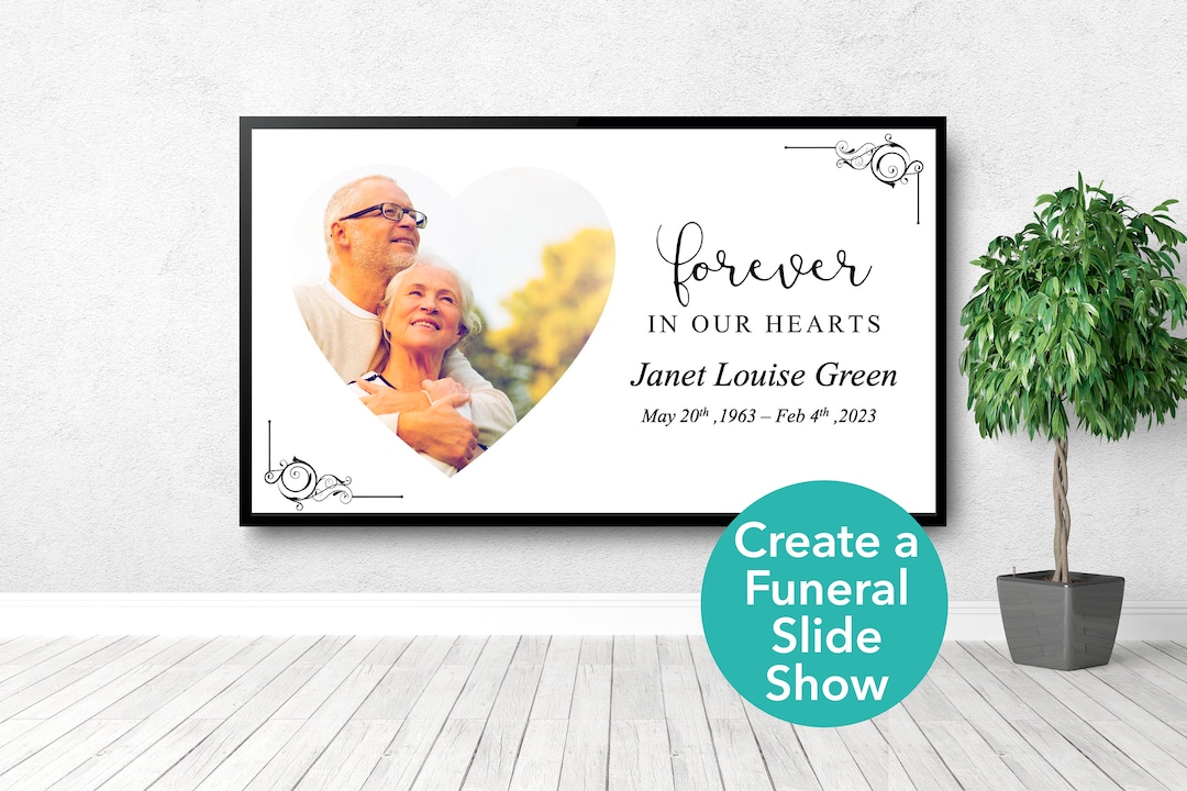 Minimalist Funeral Powerpoint Template | Funeral Slideshow Template ...