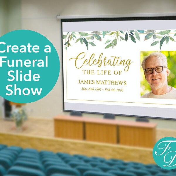 Powerpoint Funeral Slideshow - Etsy