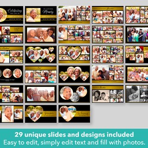 Funeral Video Slideshow Template for Celebration of Life | Funeral ...