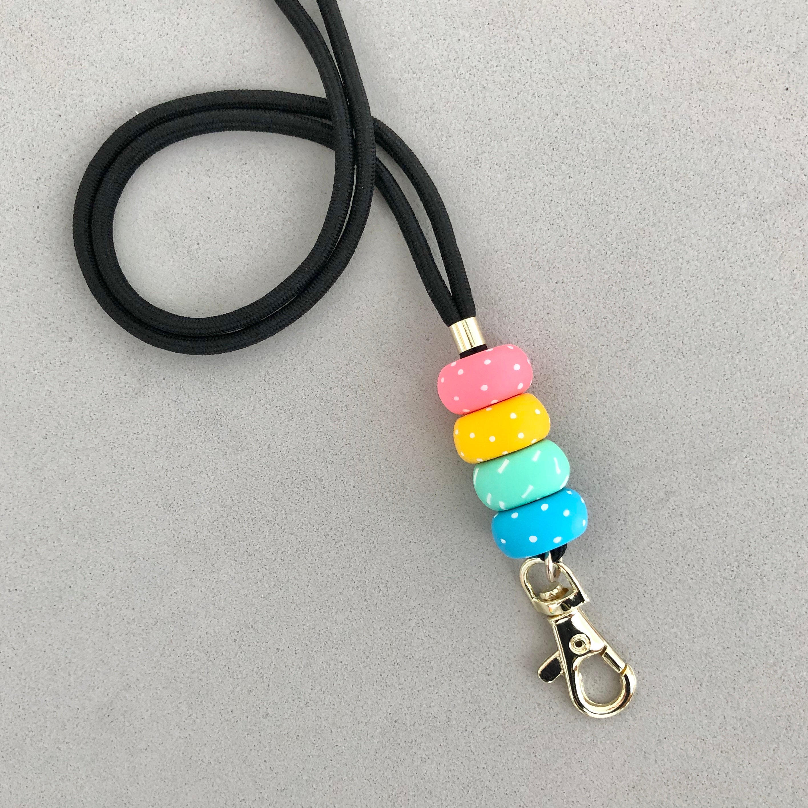 Candy Floss Speckle Lanyard Strap / Custom Wristlet Strap / | Etsy