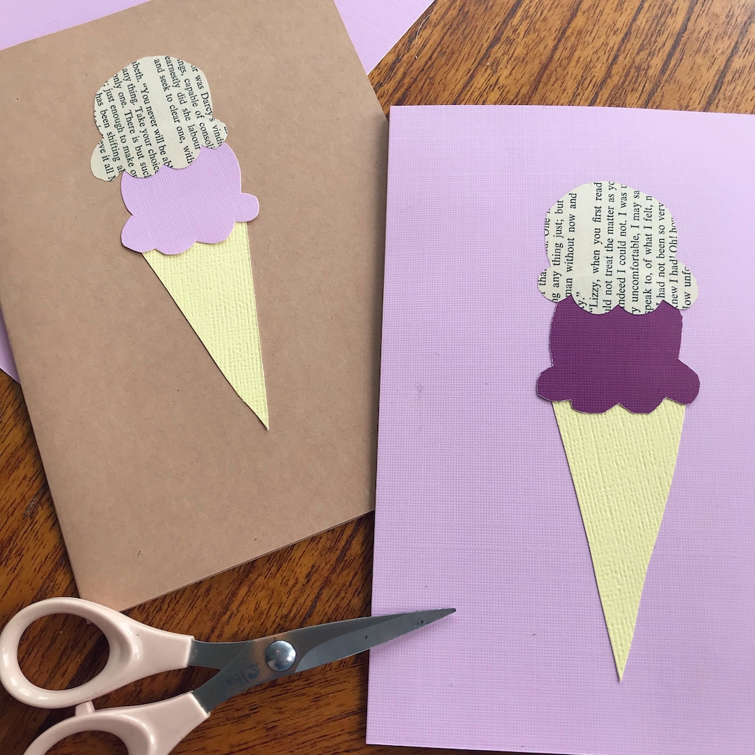 Tarjeta de helado: cumpleaños / verano / divertido y dulce / feliz ...