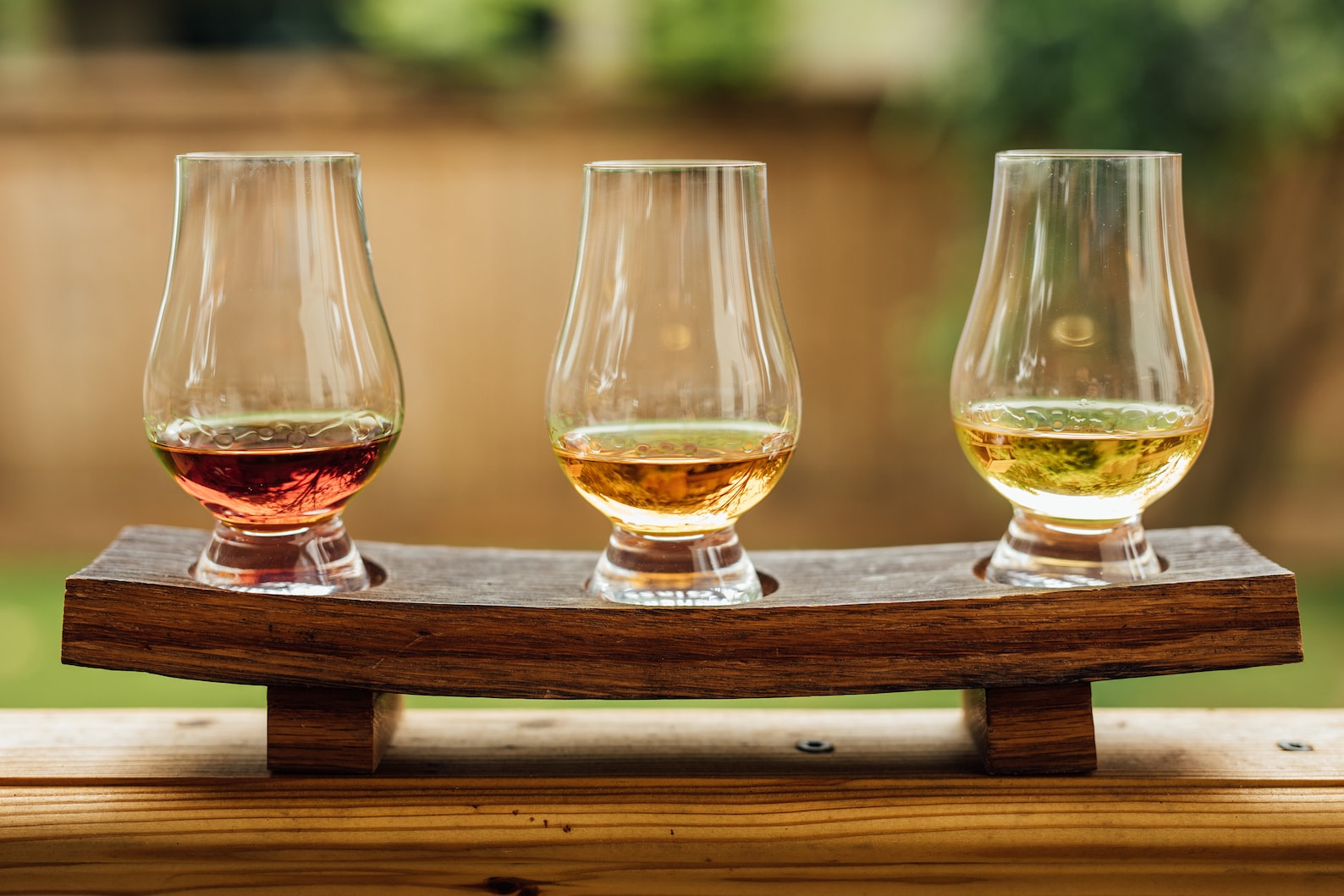 Whiskey Flight Tray With Tasting Glasses Handmade From Reclaimed ...