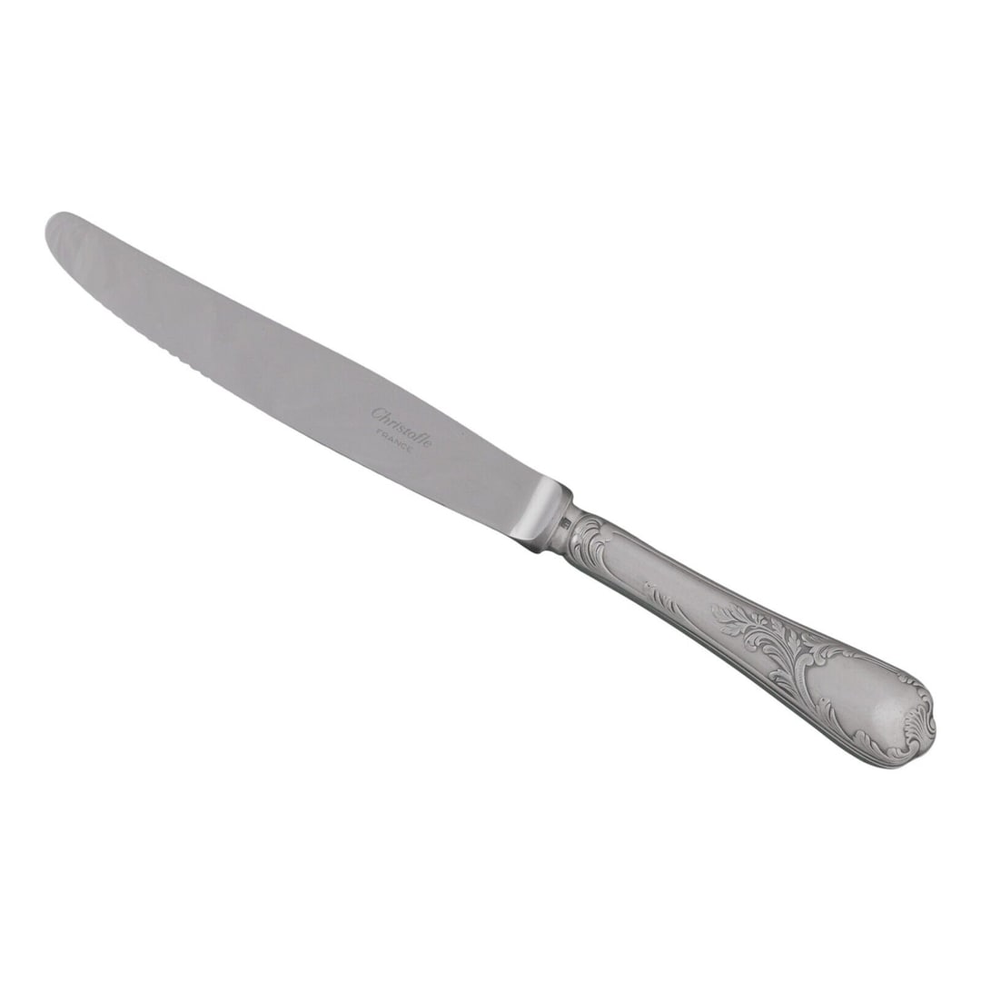 CHRISTOFLE Cutlery - MARLY Pattern - Table Knife / Knives - 9 3/4" (B ...