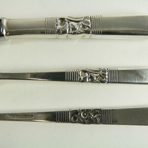 ONEIDA Community - MORNING STAR Pattern - Dinner Knife / Knives - 9 1/2 ...