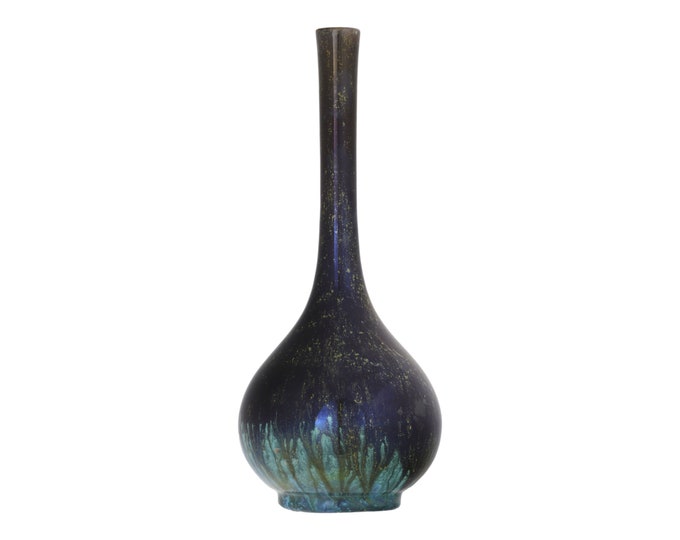 Huge 16” Tall Linthorpe Pottery Antique Vase in a Stunning Lustre Glaze ...