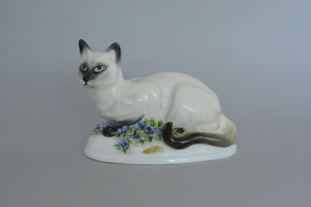 ROYAL ADDERLEY Bone China Barbara Linley Adams Siamese CAT C1964 - Etsy