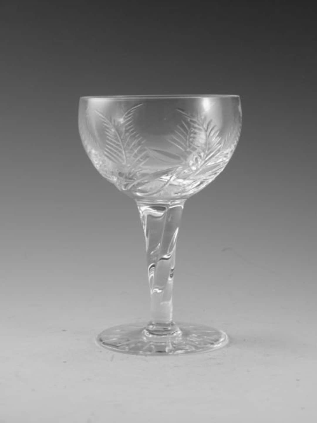 STUART Crystal - ELLESMERE Cut - Cocktail Glass / Glasses - 4" - Etsy