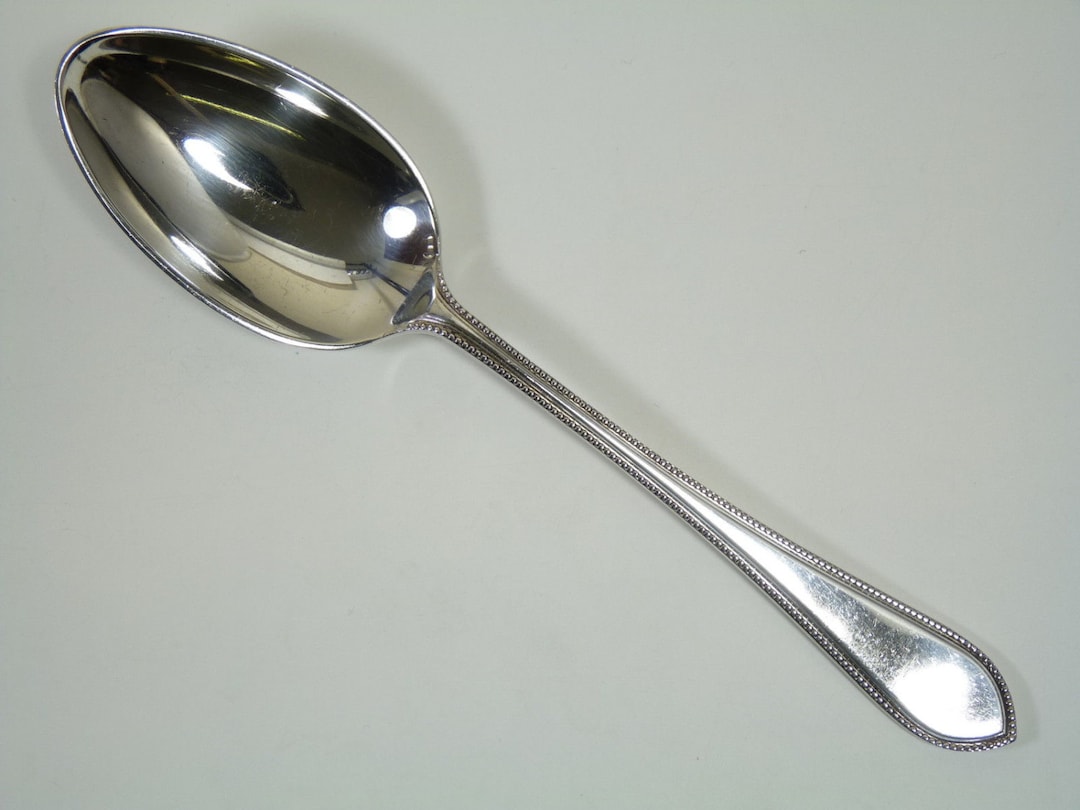 MAPPIN and WEBB Cutlery FINE Bead Pattern Serving Spoon / Spoons 9 - Etsy