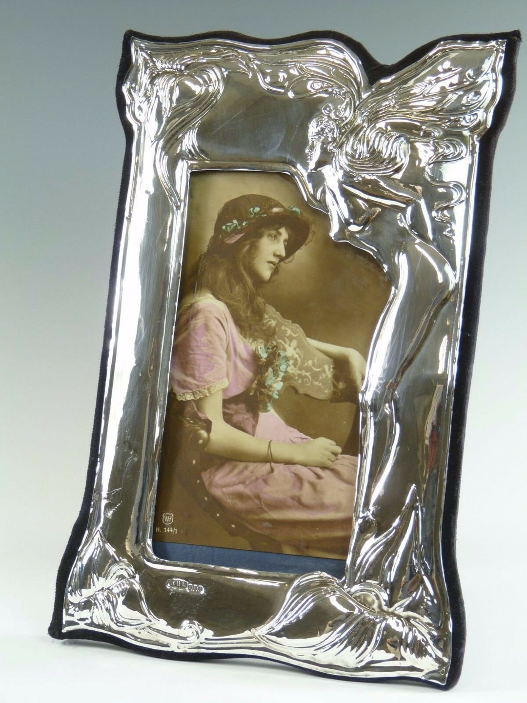 Sterling Silver - Edwardian Style Photo / Picture Frame - 9" Tall ...