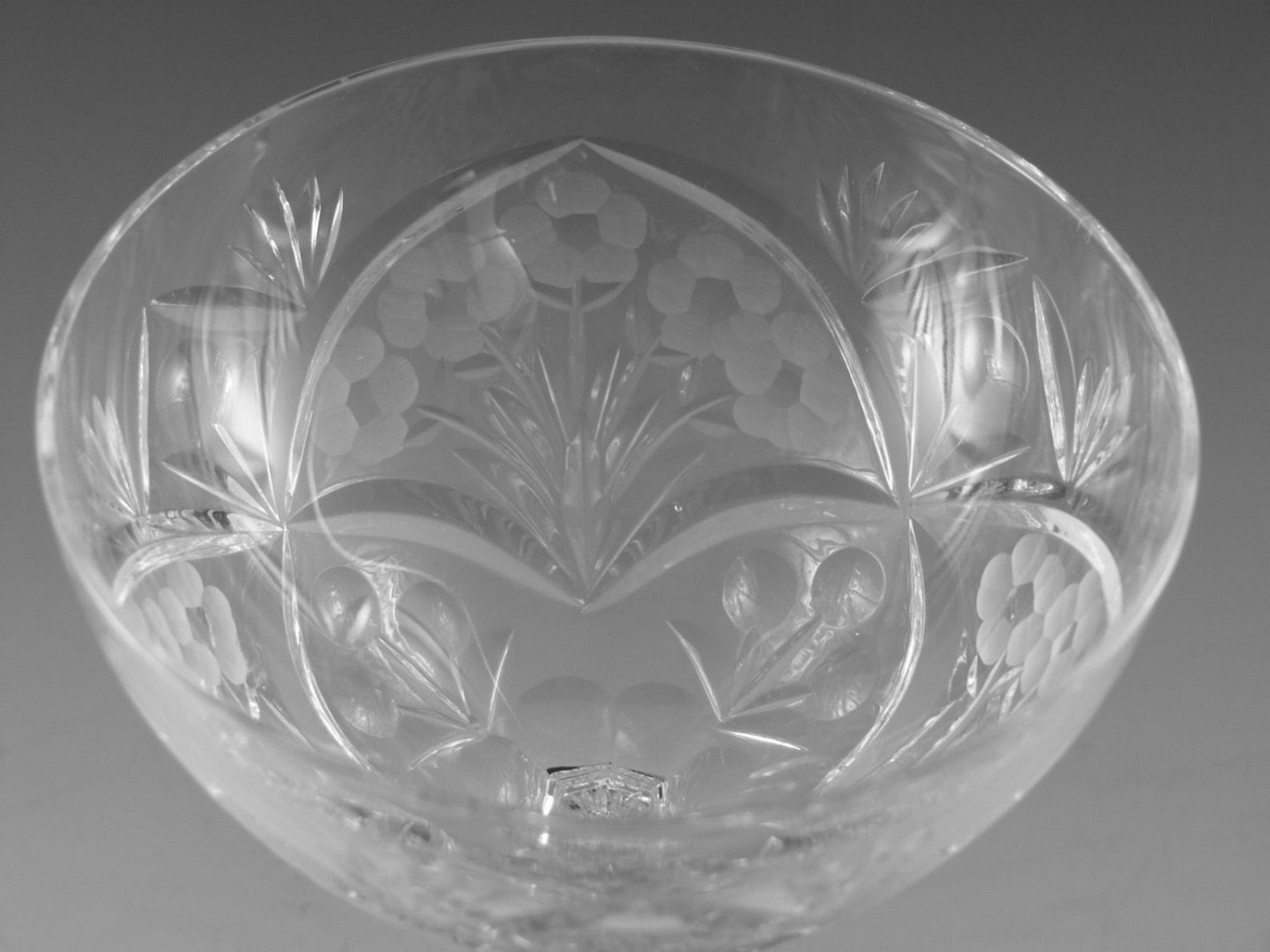 Royal BRIERLEY Crystal SPRINGTIME Cut Sherry Glass / - Etsy