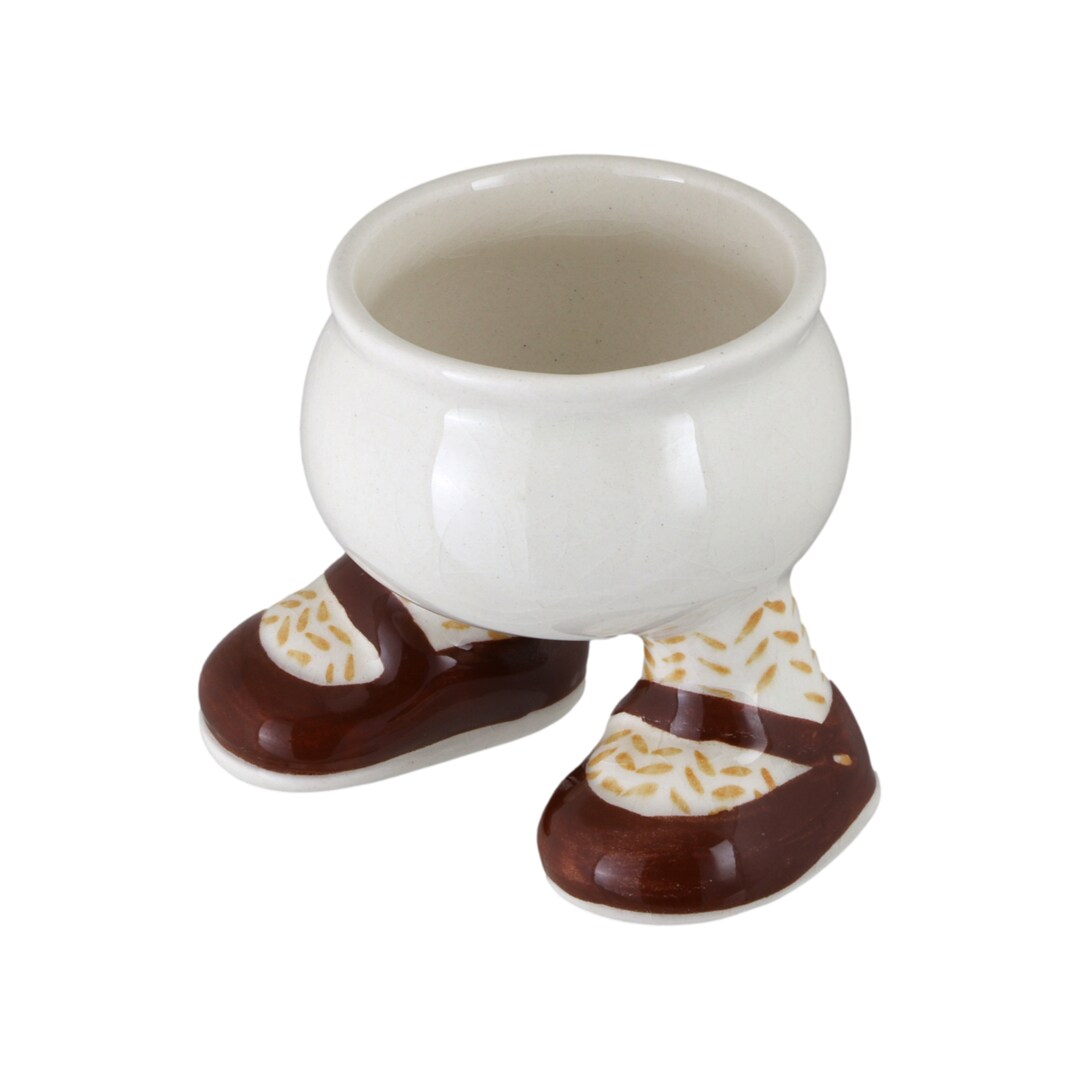 CARLTON WARE Lustre Pottery Walking Ware EGG Cup Roger Michell 70's ...