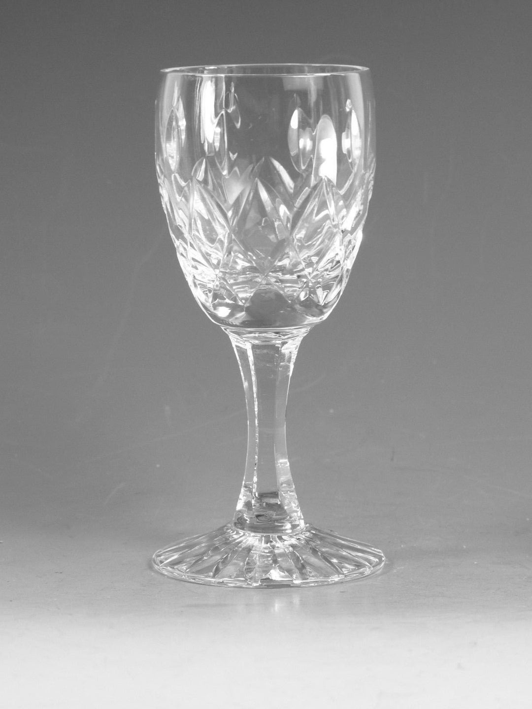 Royal BRIERLEY Crystal - GAINSBOROUGH Cut - Sherry Glass / Glasses - 4 ...
