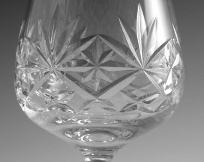 EDINBURGH Crystal - DUET Cut - Brandy Glass / Glasses - 5" (2nd) - Etsy