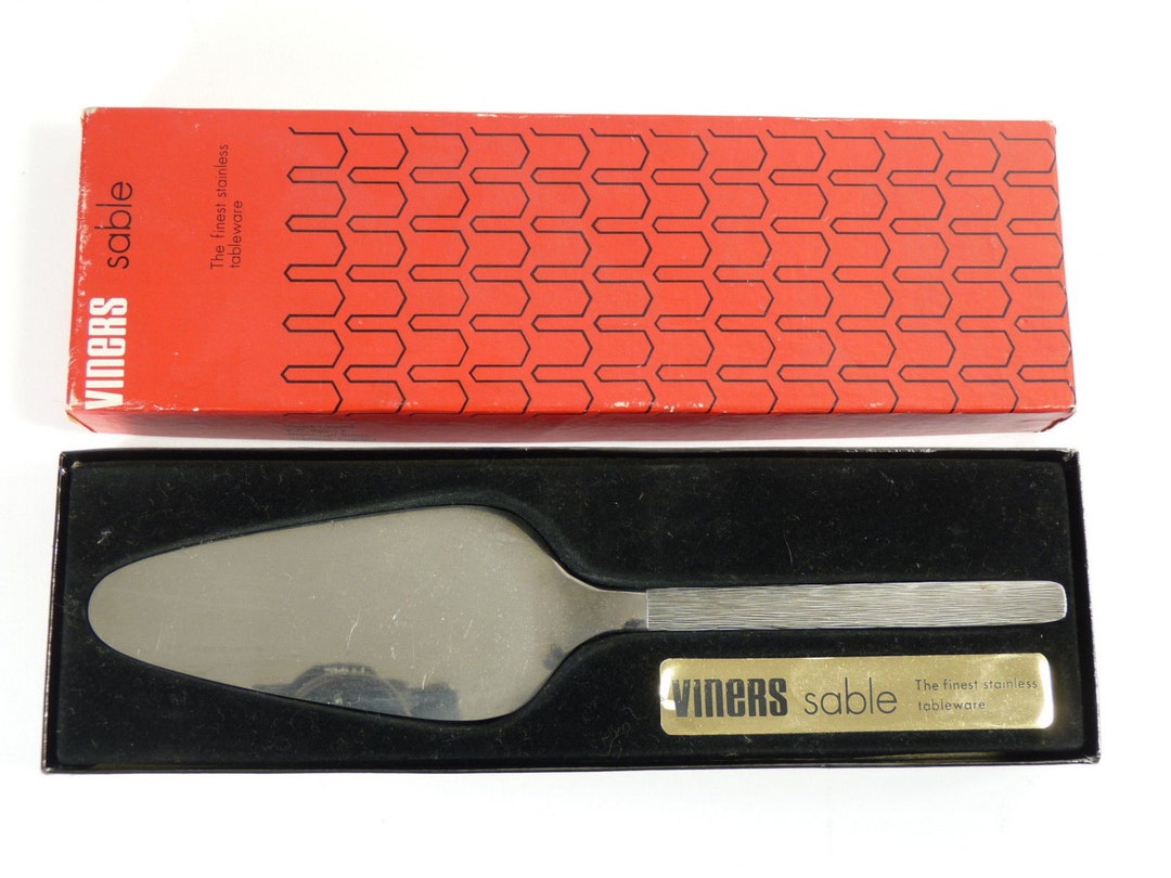 VINERS Cutlery - SABLE Pattern - Cake Lift - Boxed - Etsy