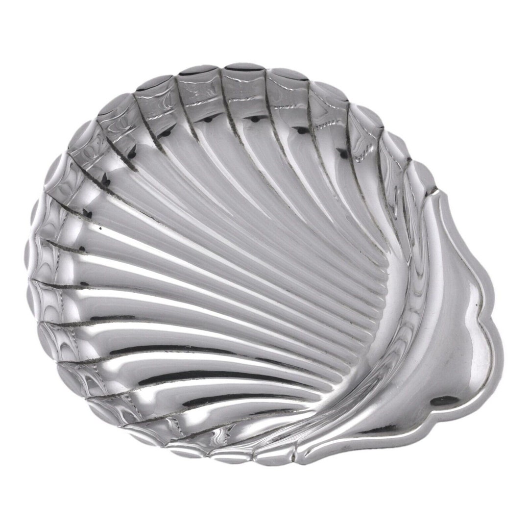 CHRISTOFLE Silver Plate - Shell Design - Small Butter / Serving Shell ...