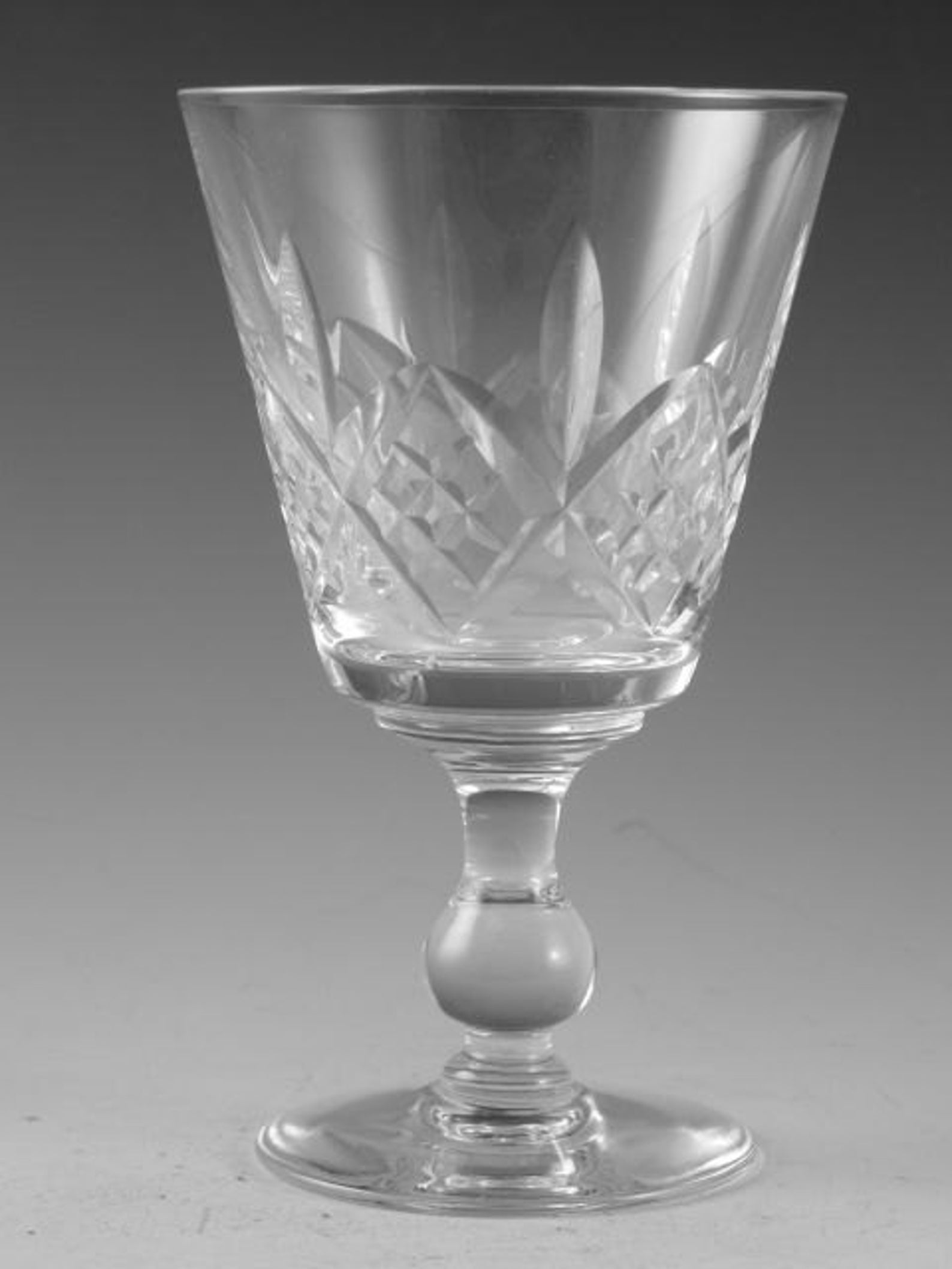 STUART Crystal GLENGARRY Cut Wine Glass / Glasses 4 - Etsy