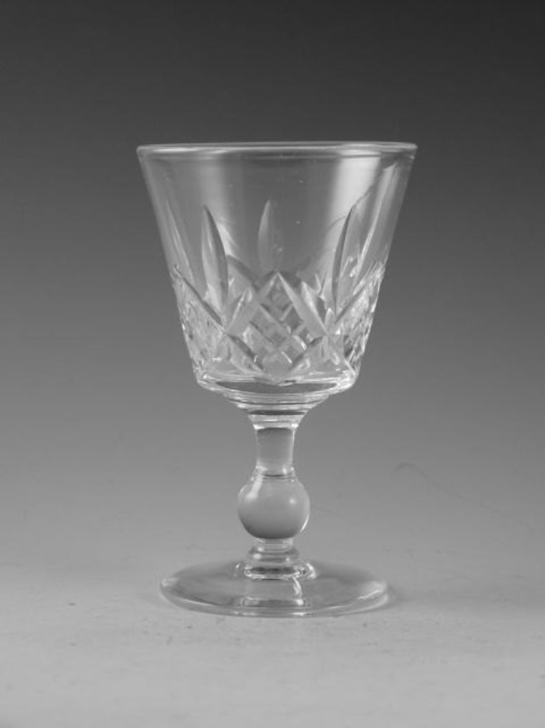 STUART Crystal - GLENGARRY Cut - Liqueur Glass / Glasses - 3" - Etsy