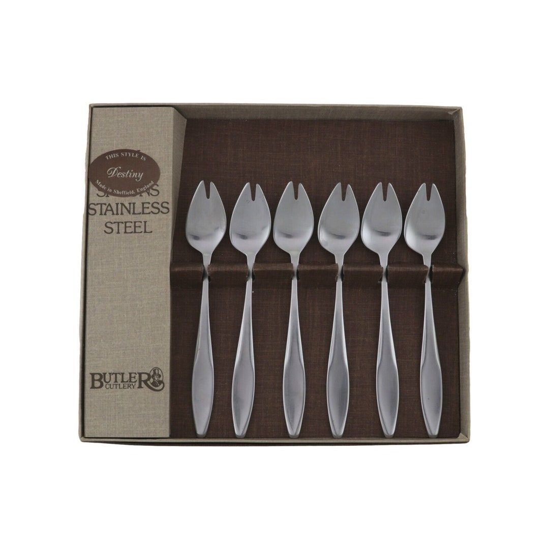 GEORGE BUTLER Cutlery - DESTINY Design - Boxed Set of 6 Party Pieces - Etsy