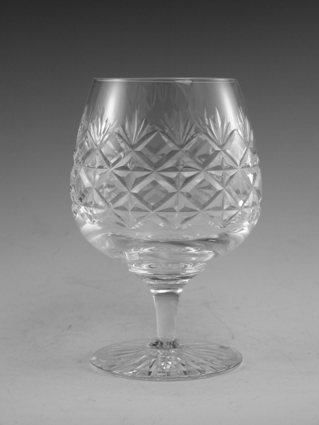 STUART Crystal - WESTBURY Cut - Brandy Glass / Glasses - 4 3/4" (1st ...