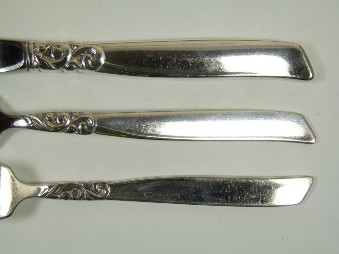 ONEIDA Community - SOUTH SEAS Pattern - Dessert Spoon / Spoons - 7 1/2 ...