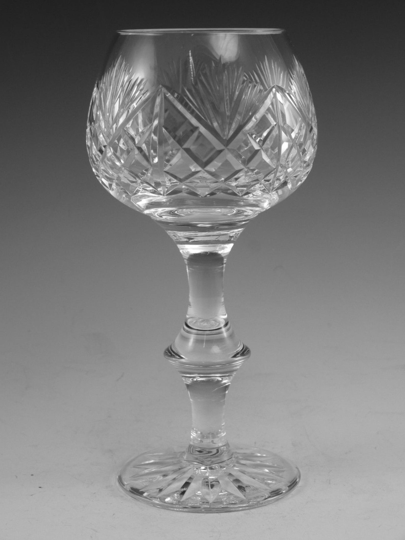 EDINBURGH Crystal - IONA Cut - Hock Wine Glass / Glasses - 6 3/4" - Etsy UK
