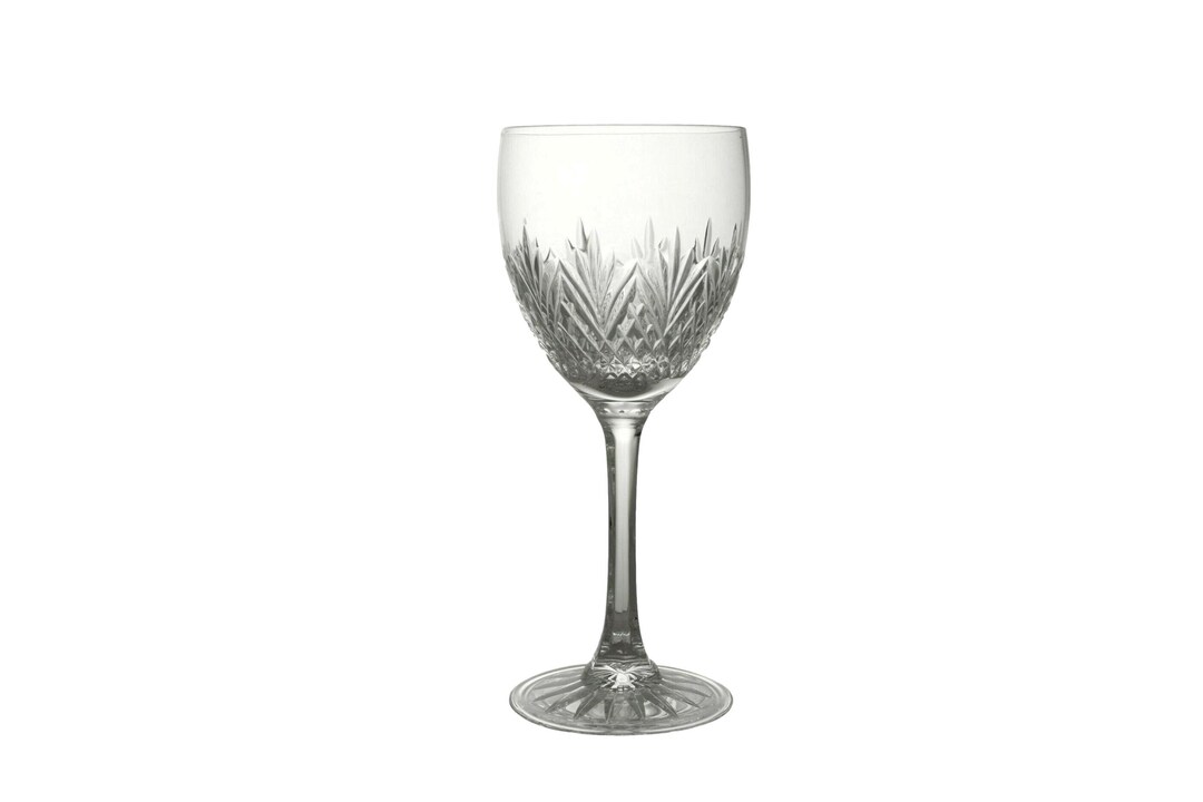 EDINBURGH Crystal TWEED Cut Water Glass / Glasses 7 3/8 1º - Etsy España