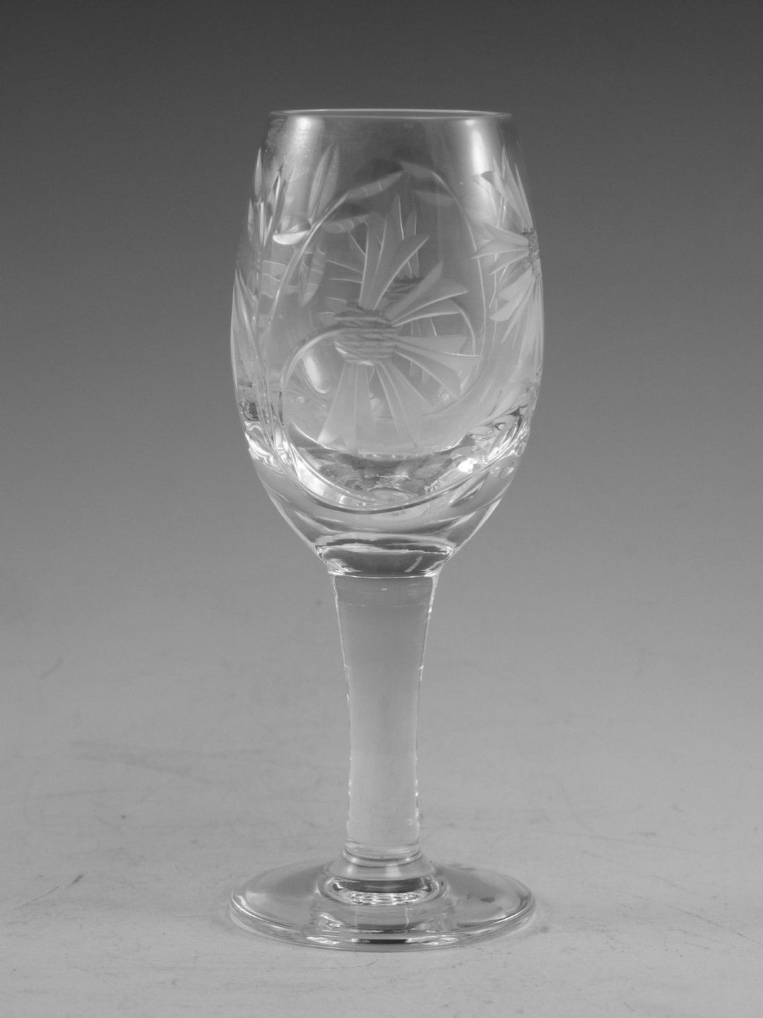 Royal BRIERLEY Crystal - CORNFLOWER Cut - Liqueur Glass / Glasses - 4 1 ...