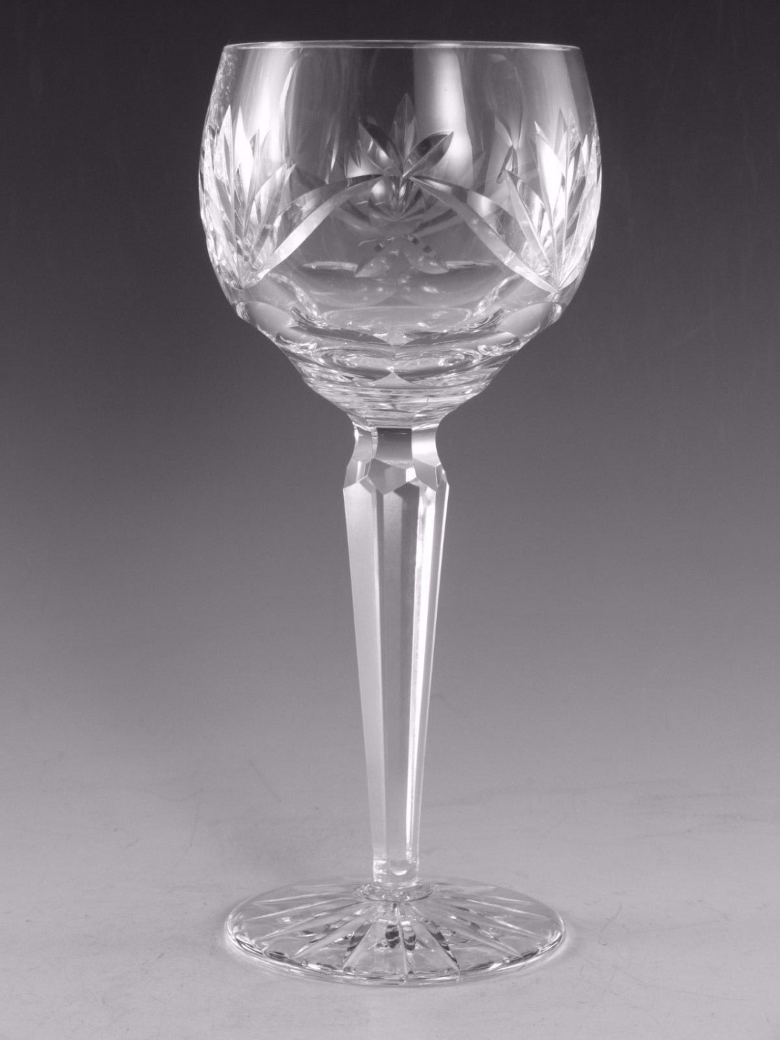WATERFORD Crystal ASHLING Cut Hock WINE Glass / Glasses 7 3/8 - Etsy
