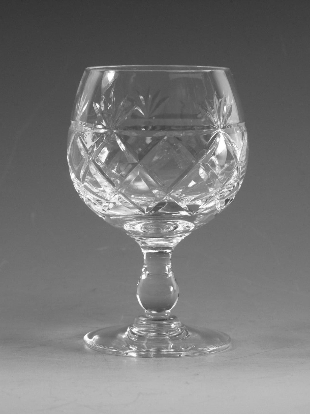 Royal BRIERLEY Crystal - BRUCE Cut - Brandy Glass / Glasses - 4 1/4 ...