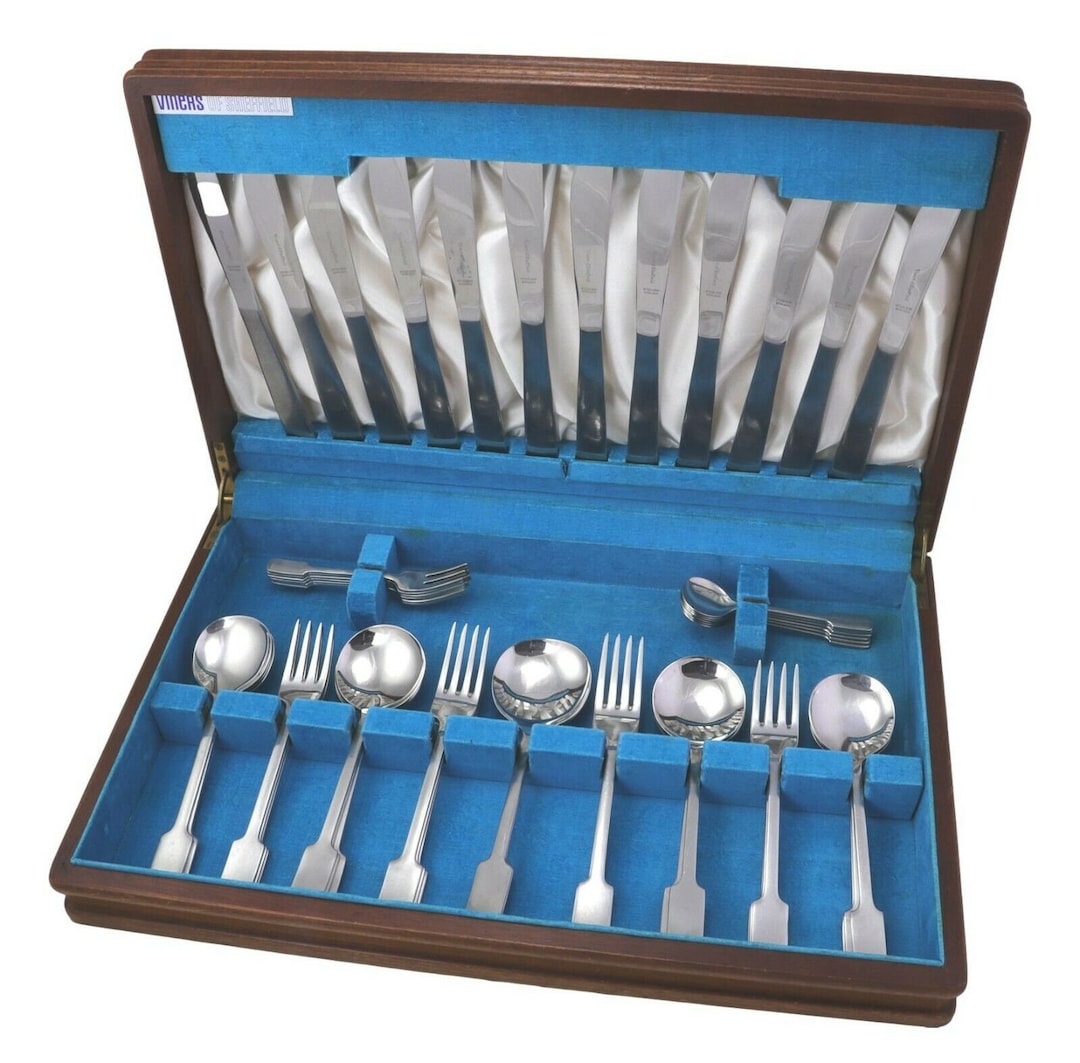 Viners Cutlery - Design 70 Pattern - 50 Pcs Canteen Set for 6 - Etsy